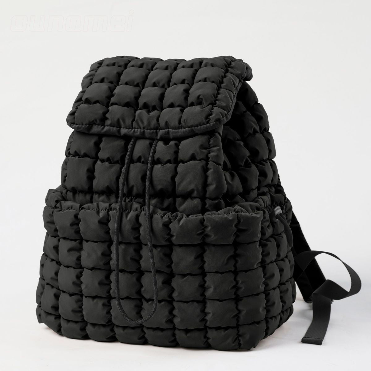 Puffer Quilted Backpack Trendy and Practical Too | OUNAMEI